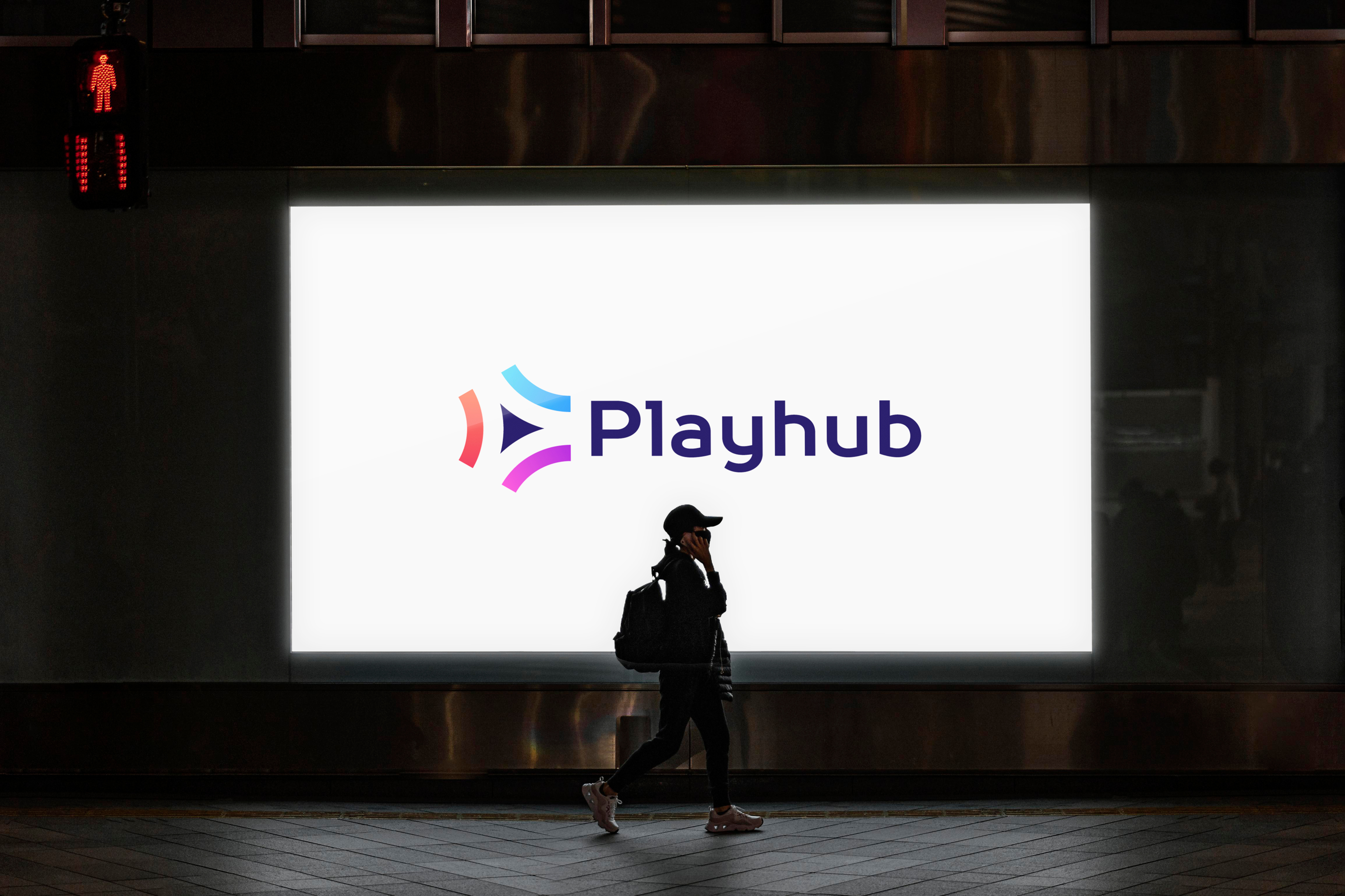 Playhub Logo Design by Jahid Hasan on Dribbble