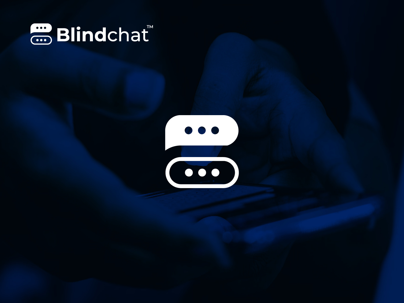 Blind Chat logo design by Uday Hossain on Dribbble
