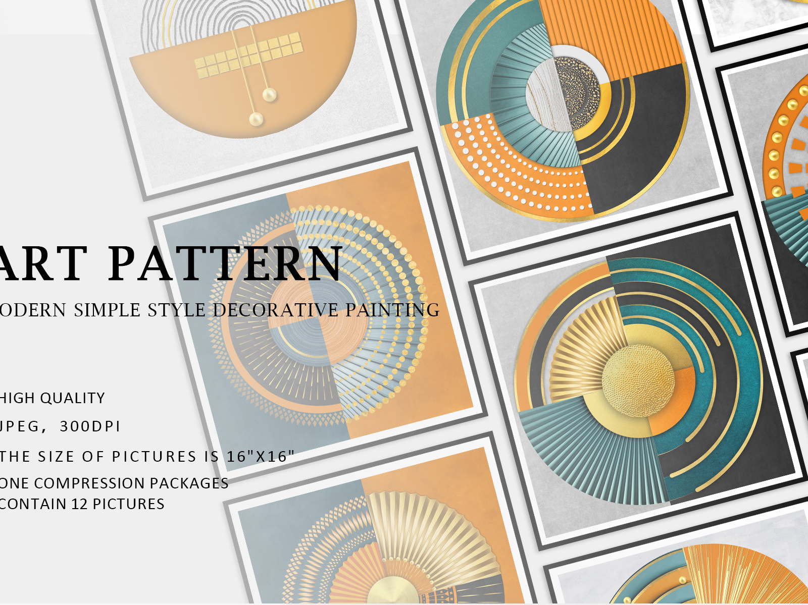 Abstract geometric circle line art pattern. by DamonYang on Dribbble
