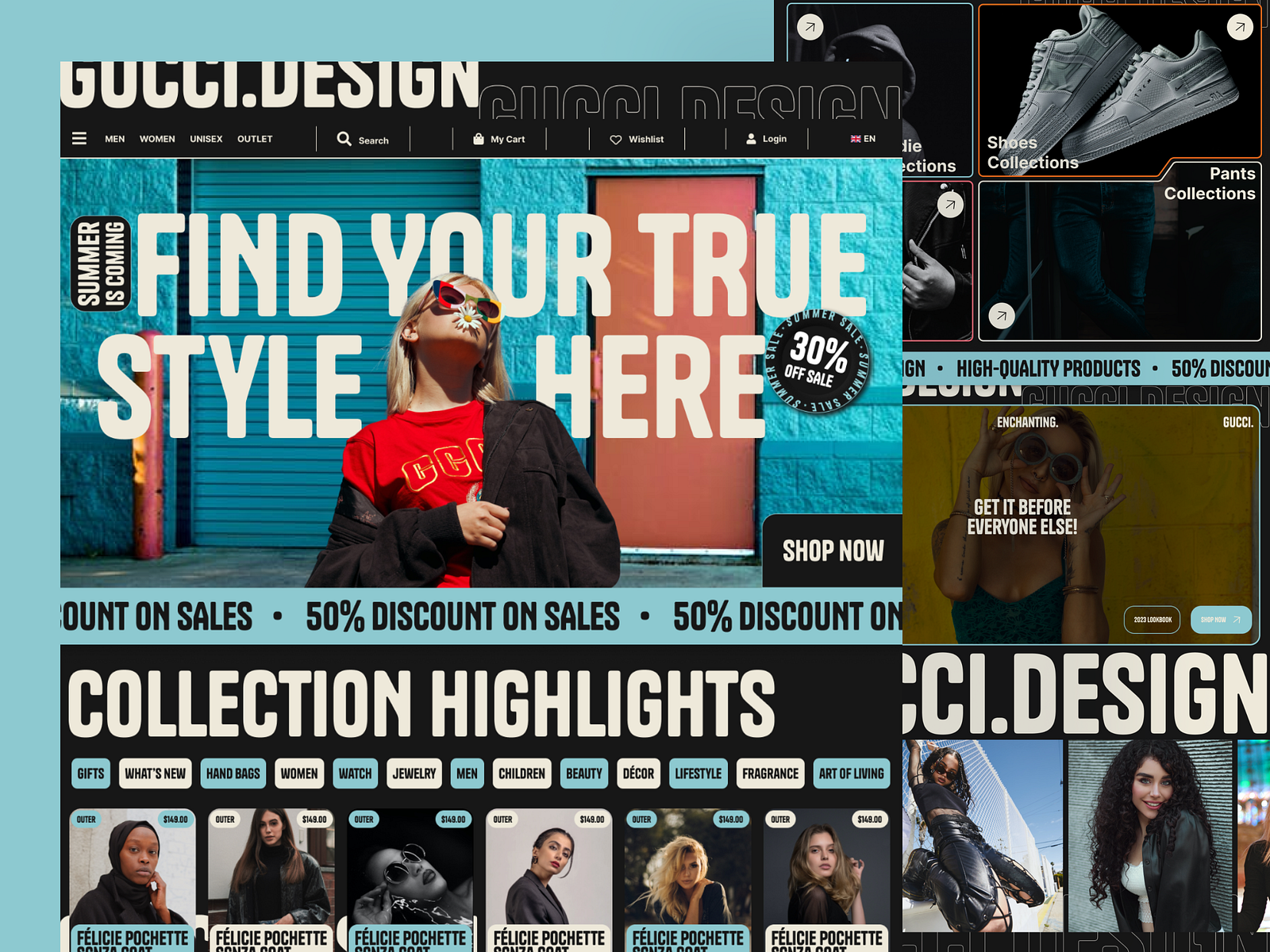 Fashion Brand | Website Design by Sheikh Muhi Uddin on Dribbble