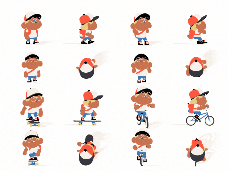 Character Model & Animations by Fraser Davidson for Cub Studio on Dribbble
