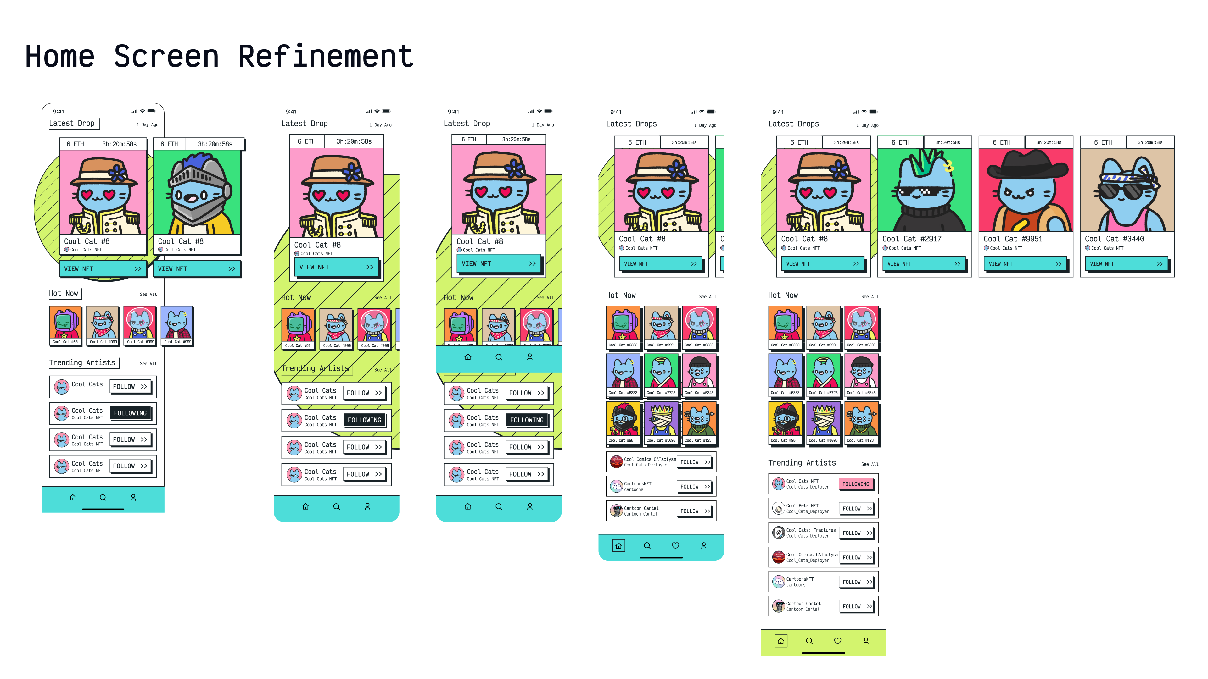 Moon - NFT App by Jen Satzger on Dribbble