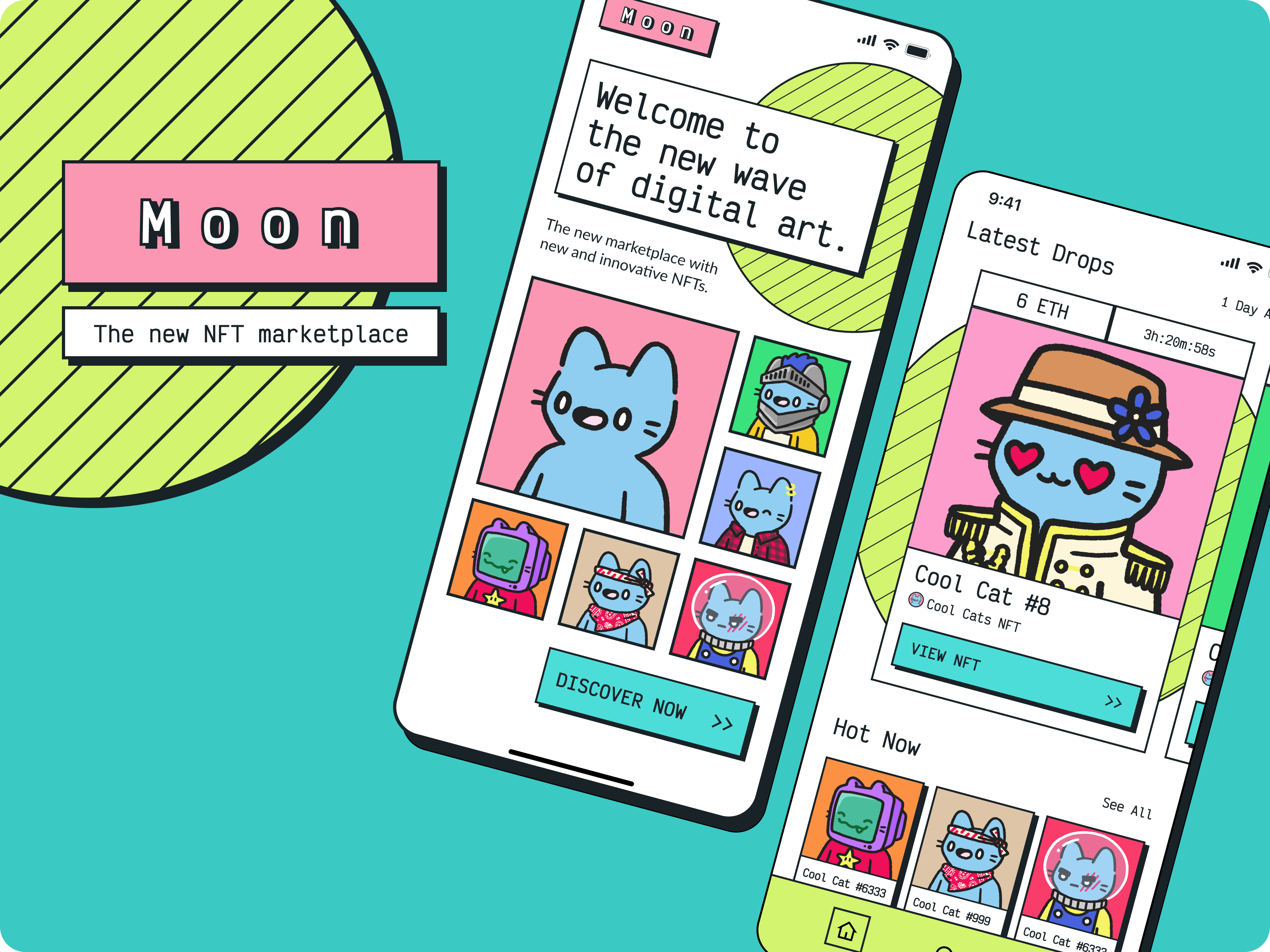 Moon - NFT App by Jen Satzger on Dribbble