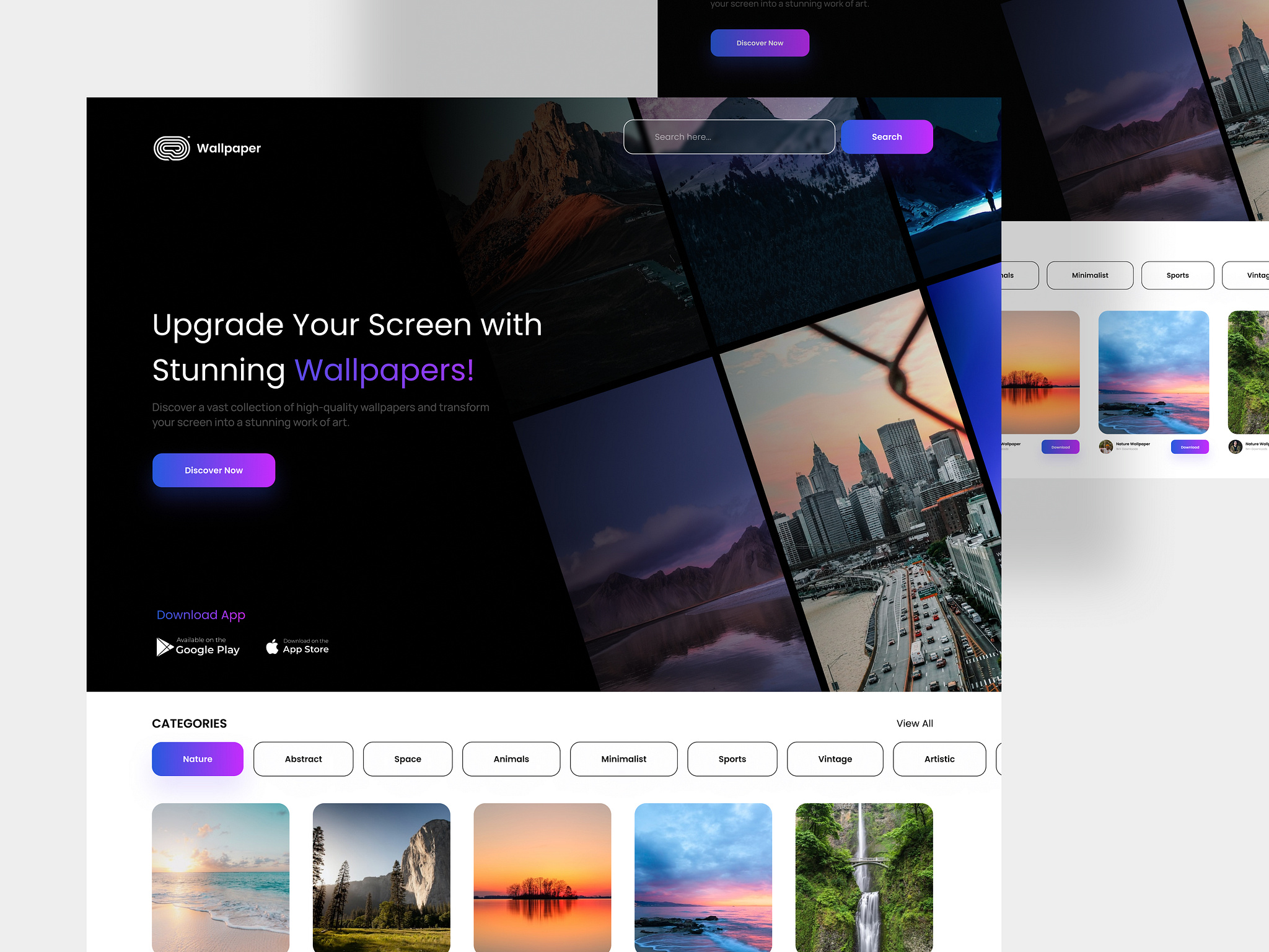 Colorful Website UI design by We Switched Studio on Dribbble