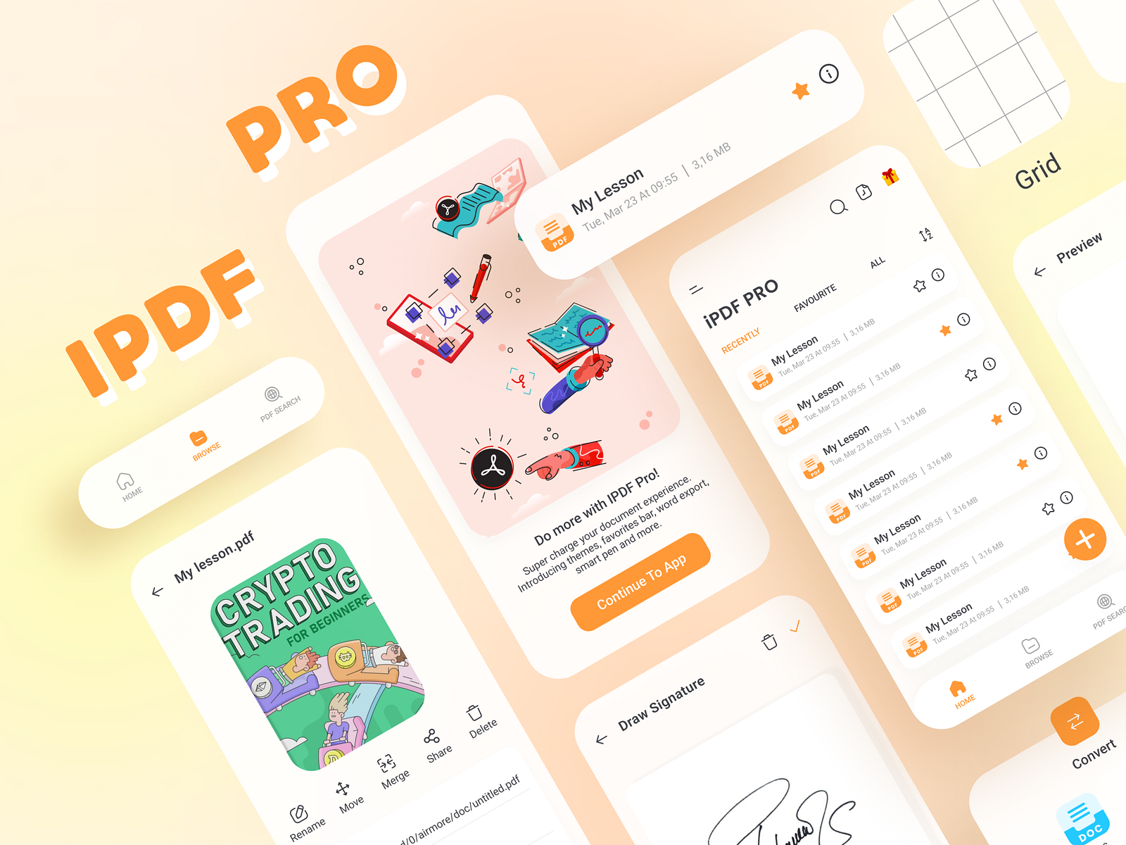 PDF App Concept by Ngan Vu on Dribbble