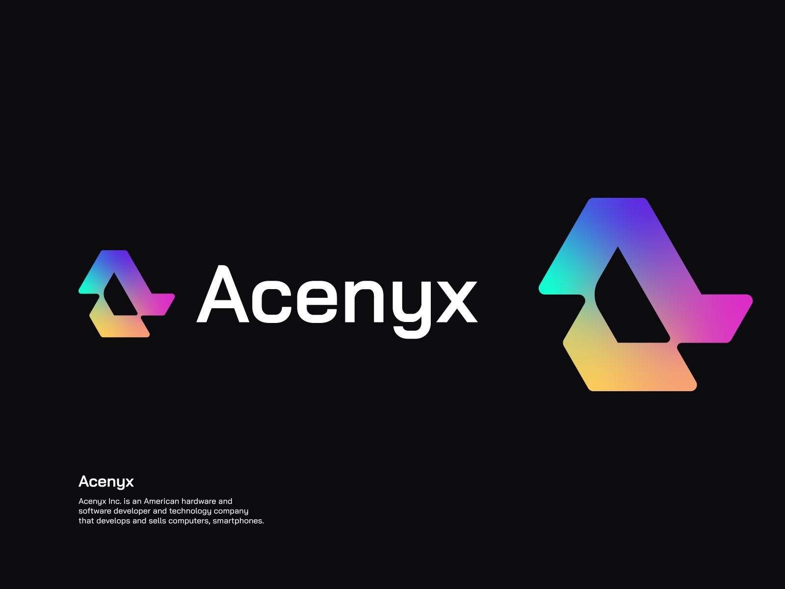 Tech Logo Design-Acenyx by Sabir Ahmed | Logo Designer on Dribbble