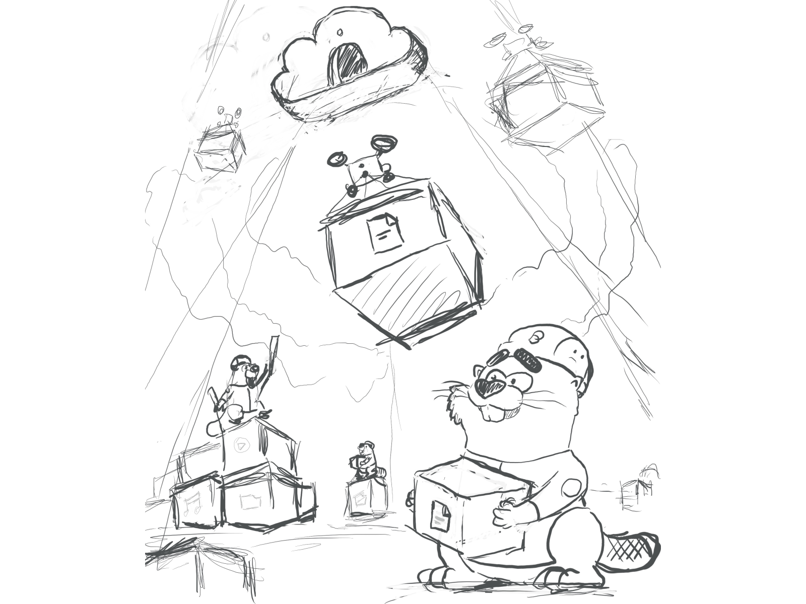 Beabox: Cloud Storage Platform by Hyperfantasy on Dribbble