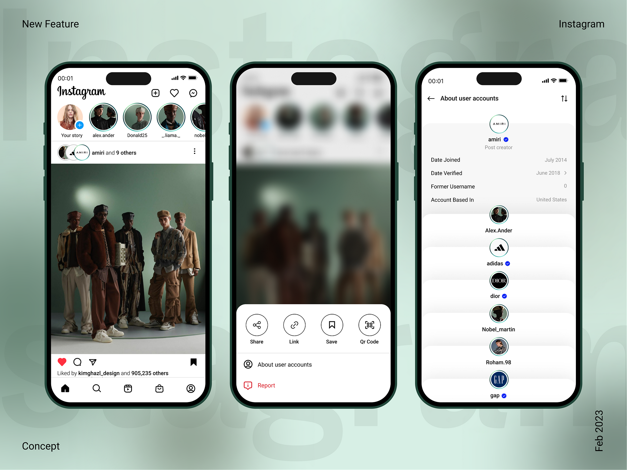 Instagram - New Feature by Kimghazl Design for Pela Design on Dribbble