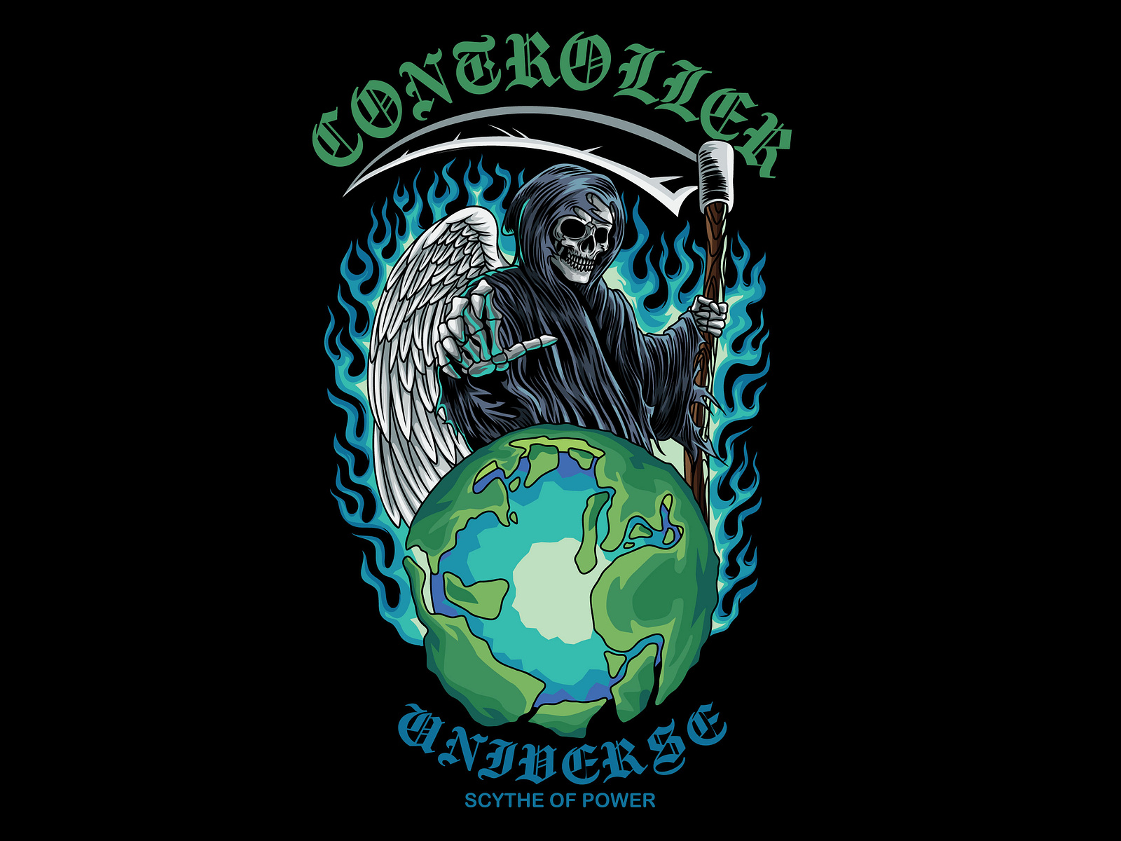 Reaper Earth Control Illustration by Heartlustration on Dribbble