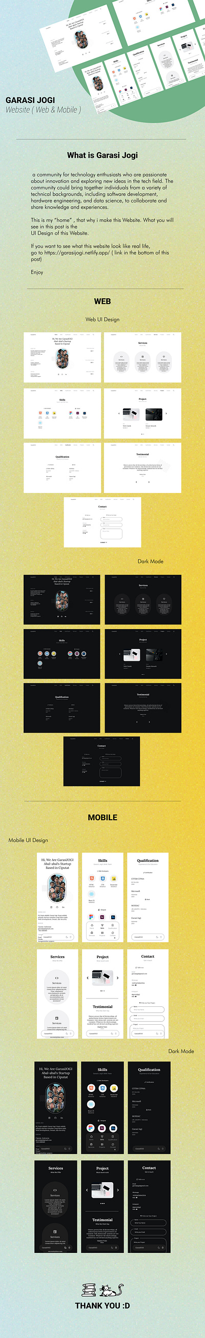 Community Website UI Design by Hanif Aulia Fikri on Dribbble