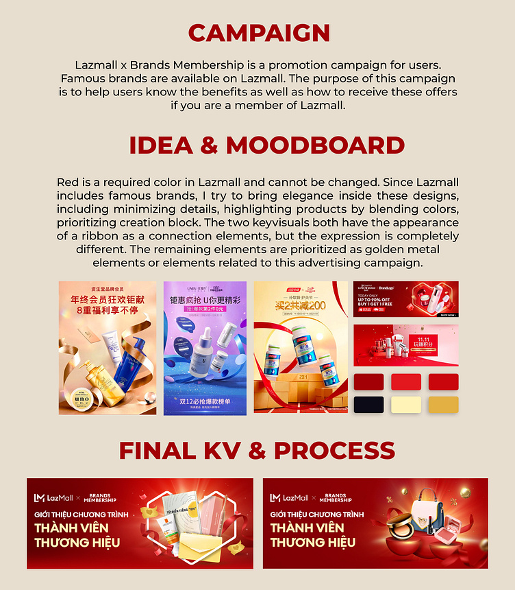 LAZMALL X BRANDS MEMBERSHIP | KV & LANDING PAGE by Hau Duong on Dribbble