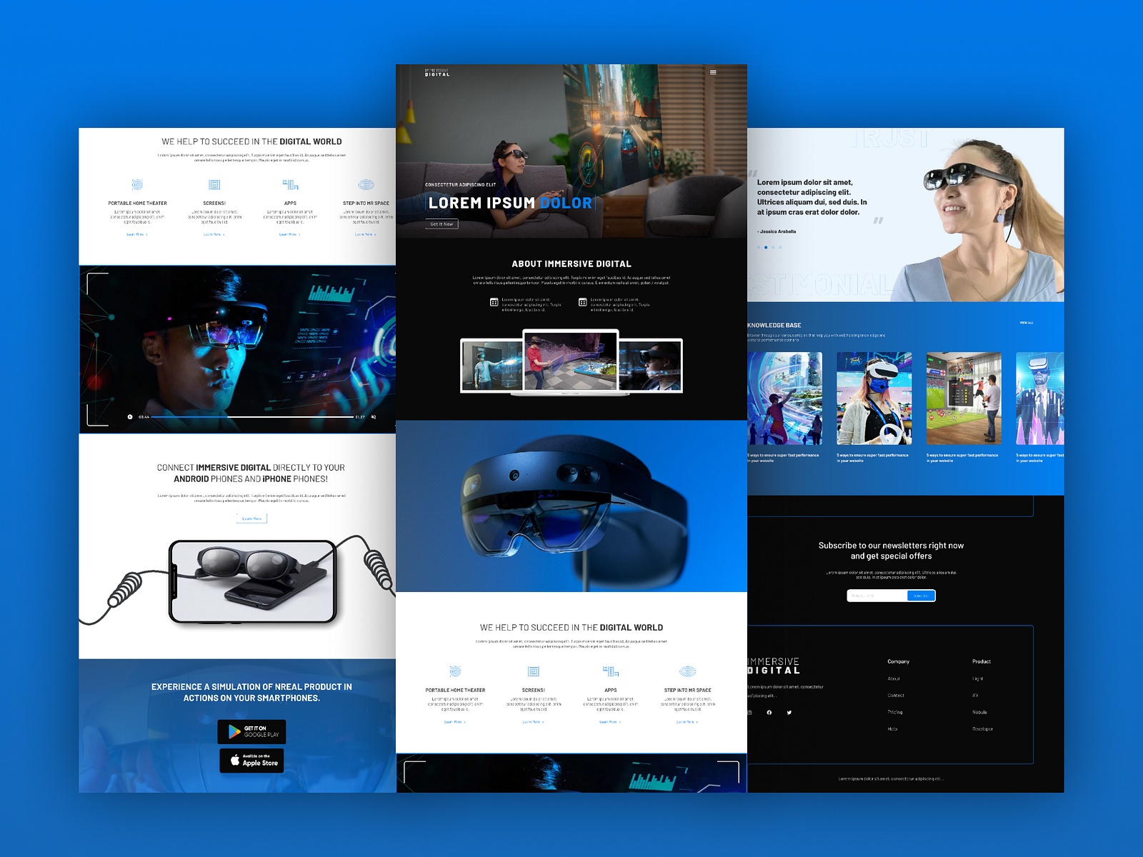 Immersive Digital by Kripasindhu Mondal on Dribbble
