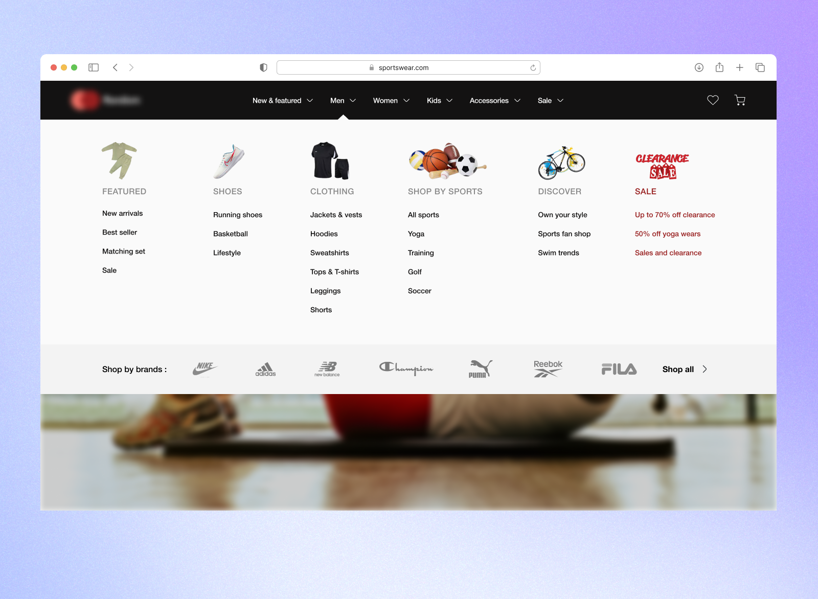 Mega nav exploration by Mirabel Offiong on Dribbble