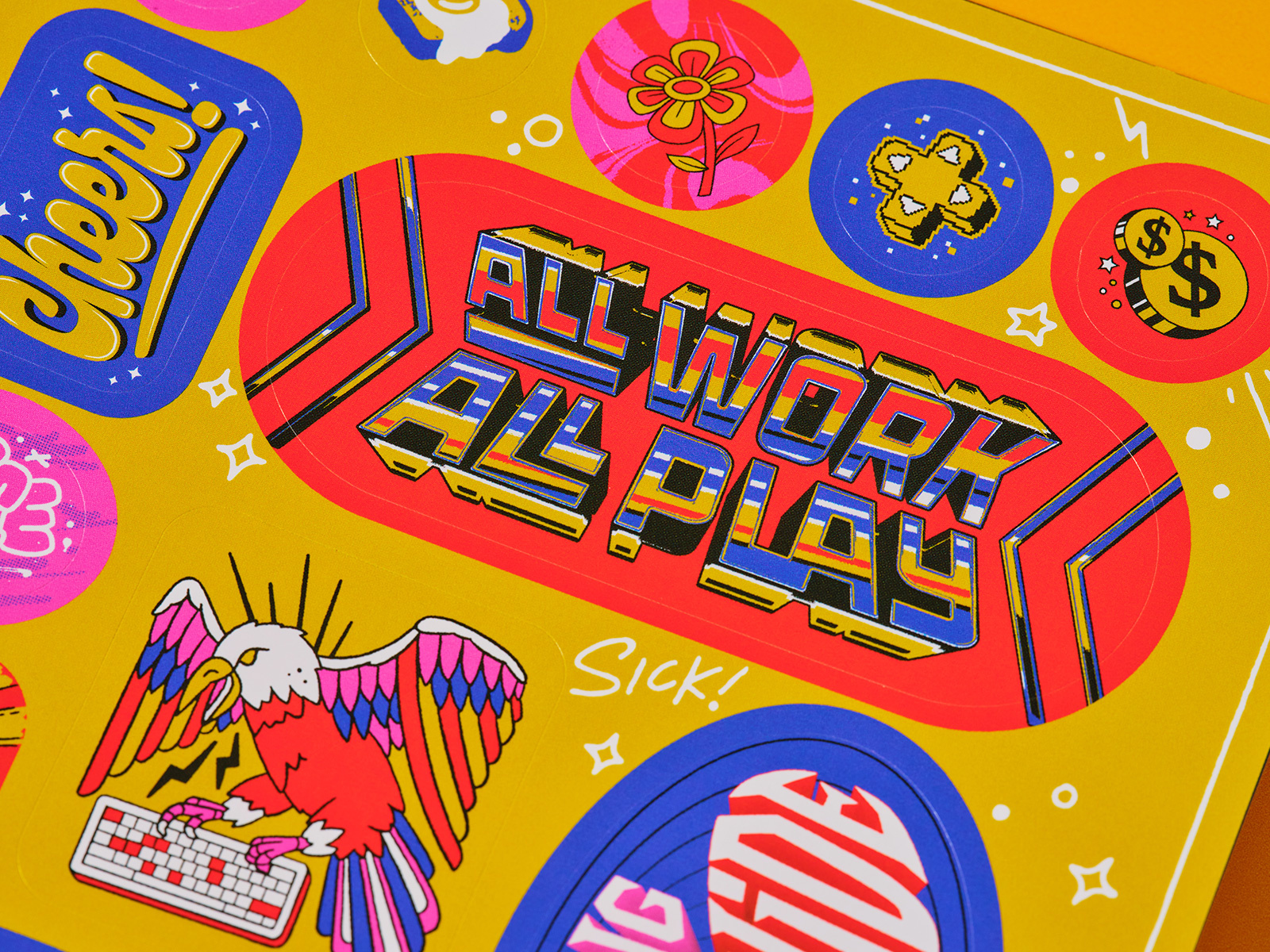 Talent on Tap Sticker Sheet by Scott Biersack on Dribbble