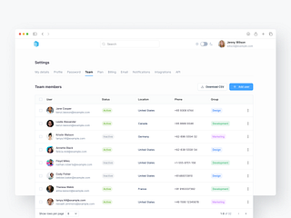 Browse thousands of Datatable Mobile images for design inspiration | Dribbble