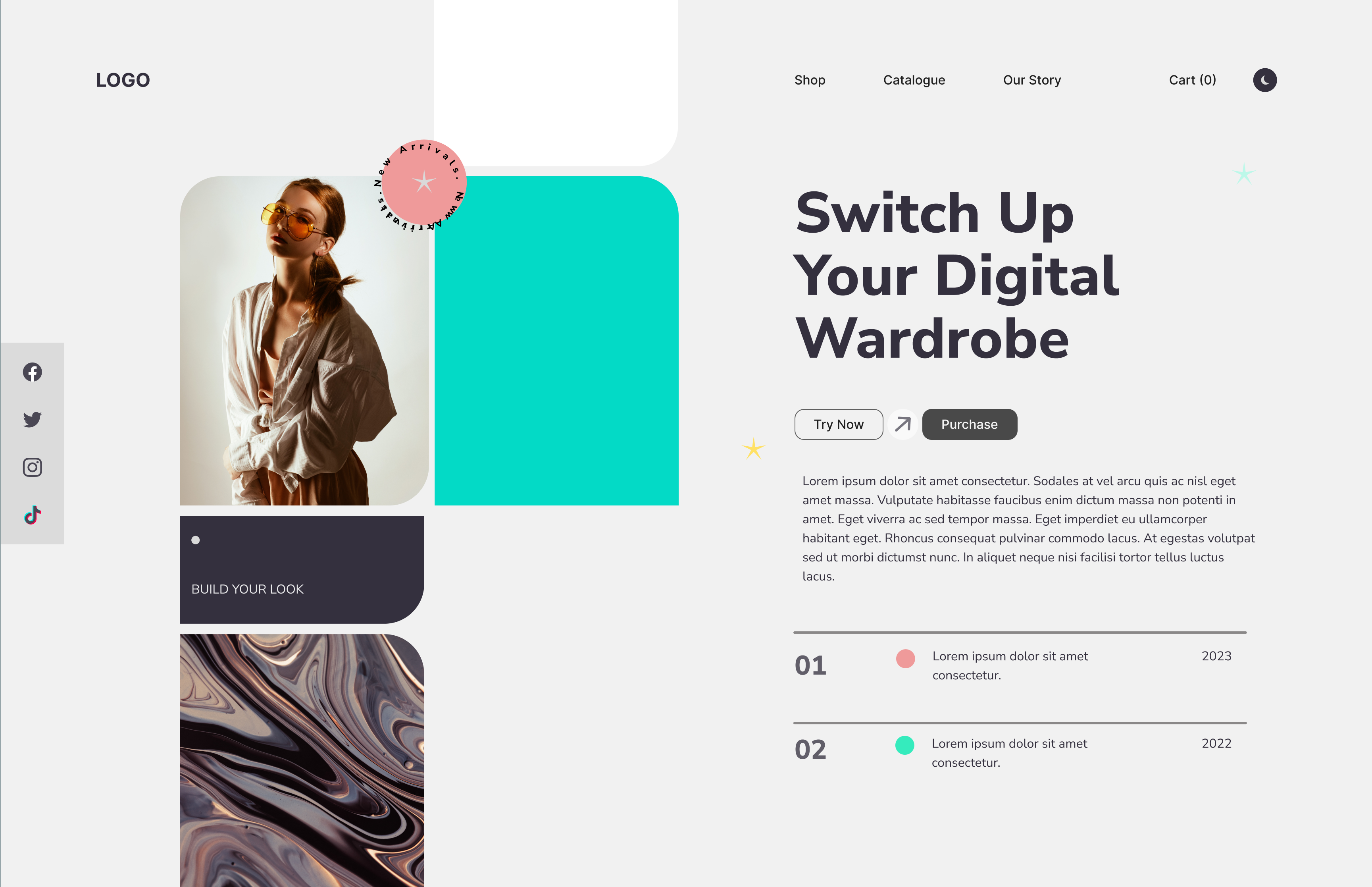 Daily UI Design - Day 3 - Landing Page design opt 1 by Ope Ajayi on ...
