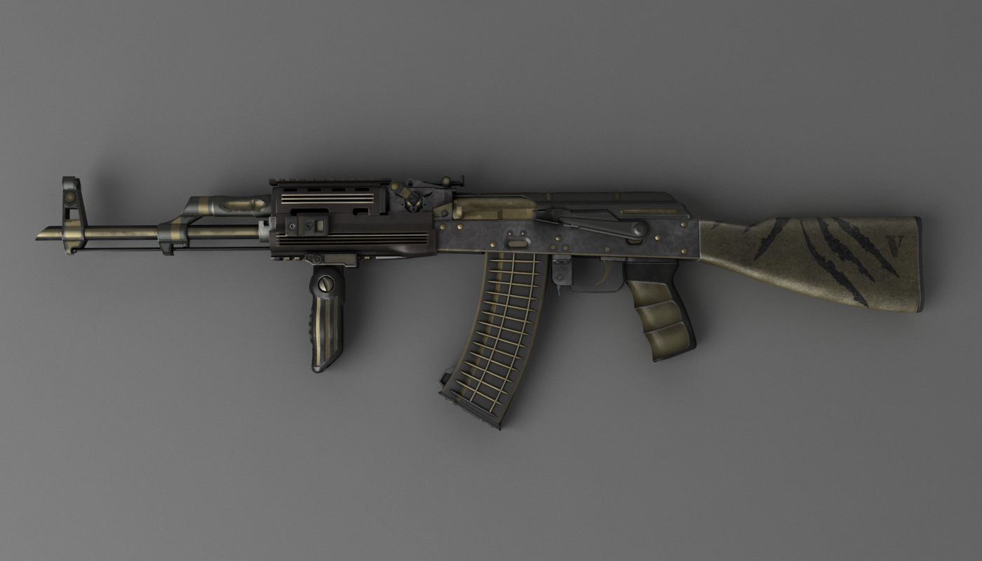 AK-47 Tactical Concept Art by Vương Thái on Dribbble