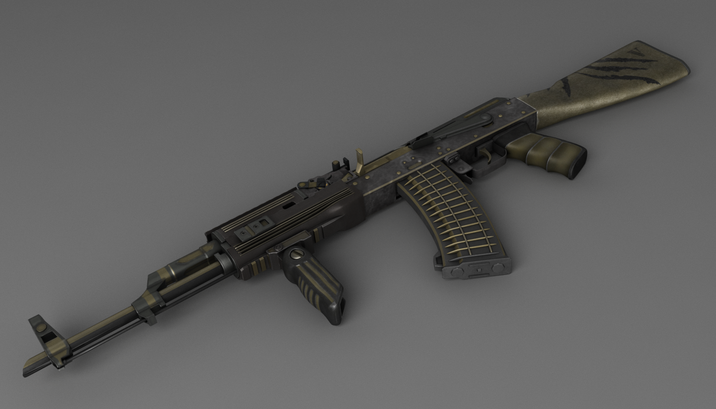 AK-47 Tactical Concept Art by Vương Thái on Dribbble