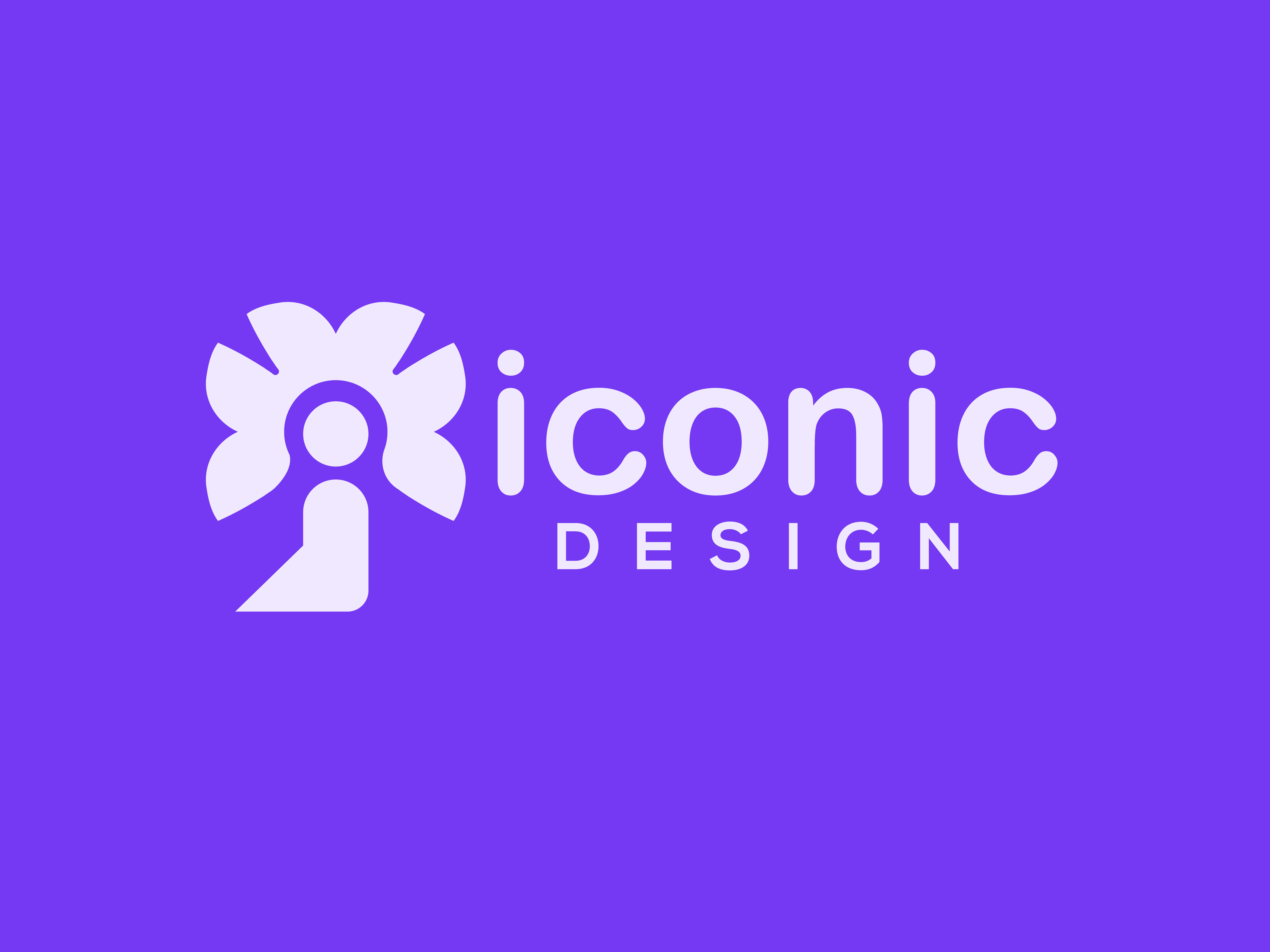 Design company logo (iconic Design) by Sazzad Hossain onu on Dribbble