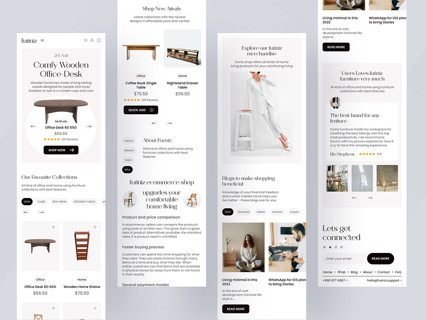 Furniture Website designs, themes, templates and downloadable graphic ...