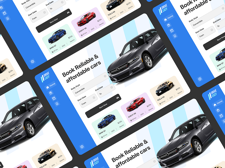 Drive Easy Web App by King-David Sanda on Dribbble