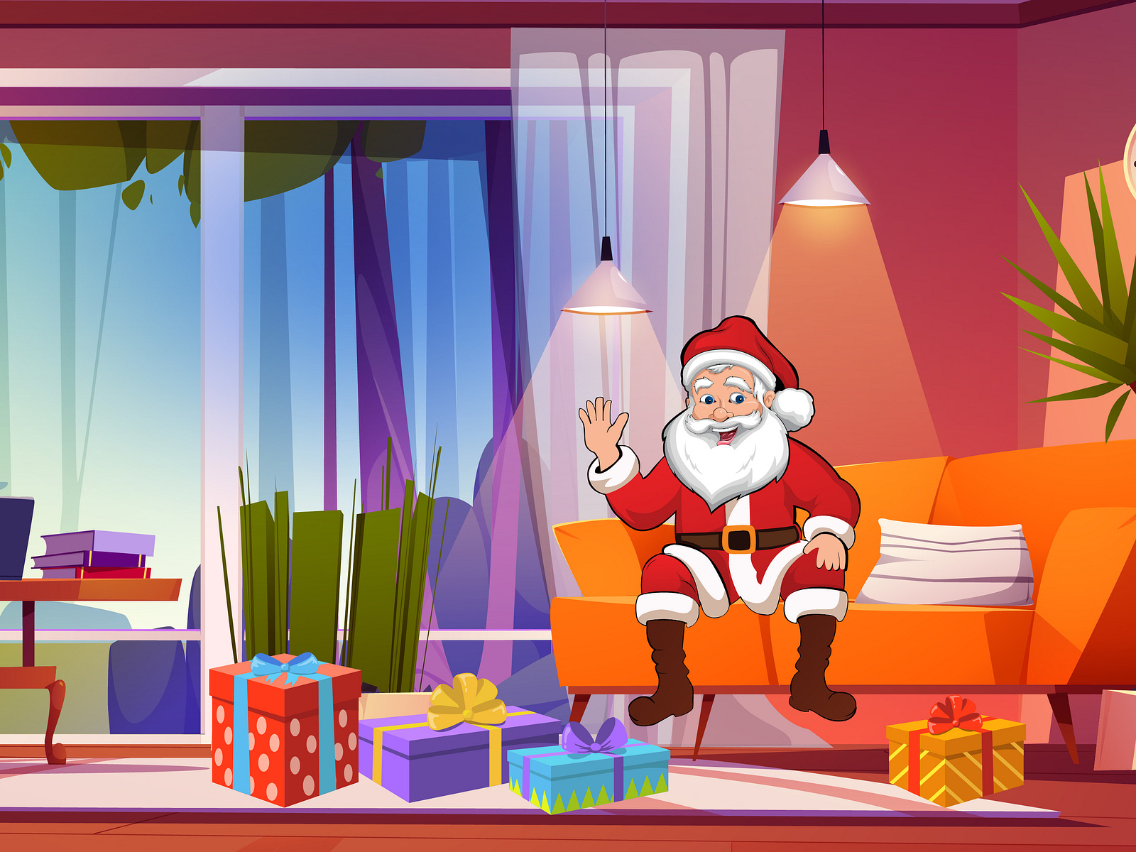 santa clause by Saad malik on Dribbble