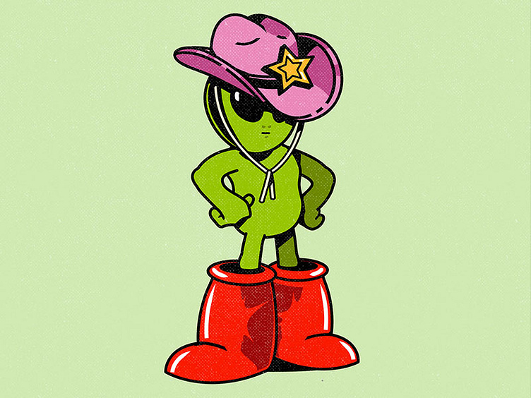 Space Cowboy by Manuel Cetina on Dribbble