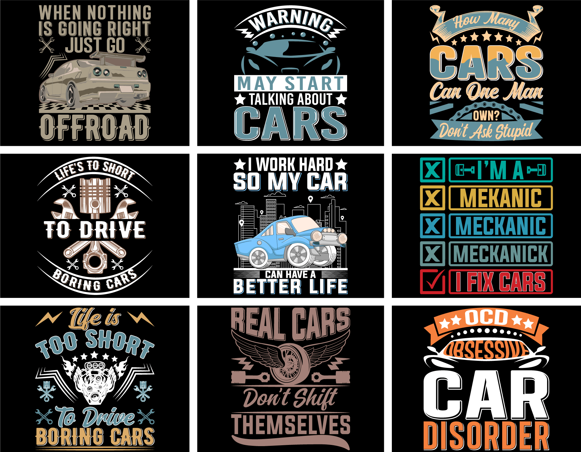 Car Tshirt designs, themes, templates and downloadable graphic elements ...