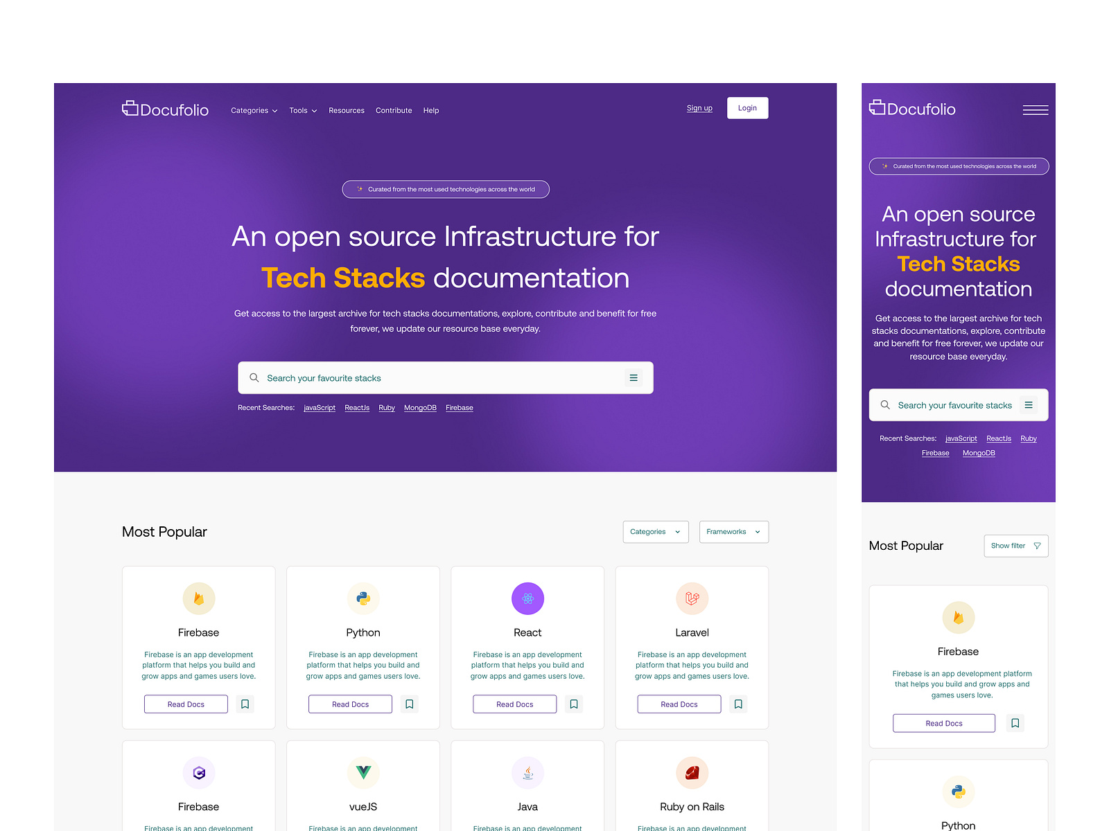 Tech documentation archive by Abubakar S. Ismail on Dribbble