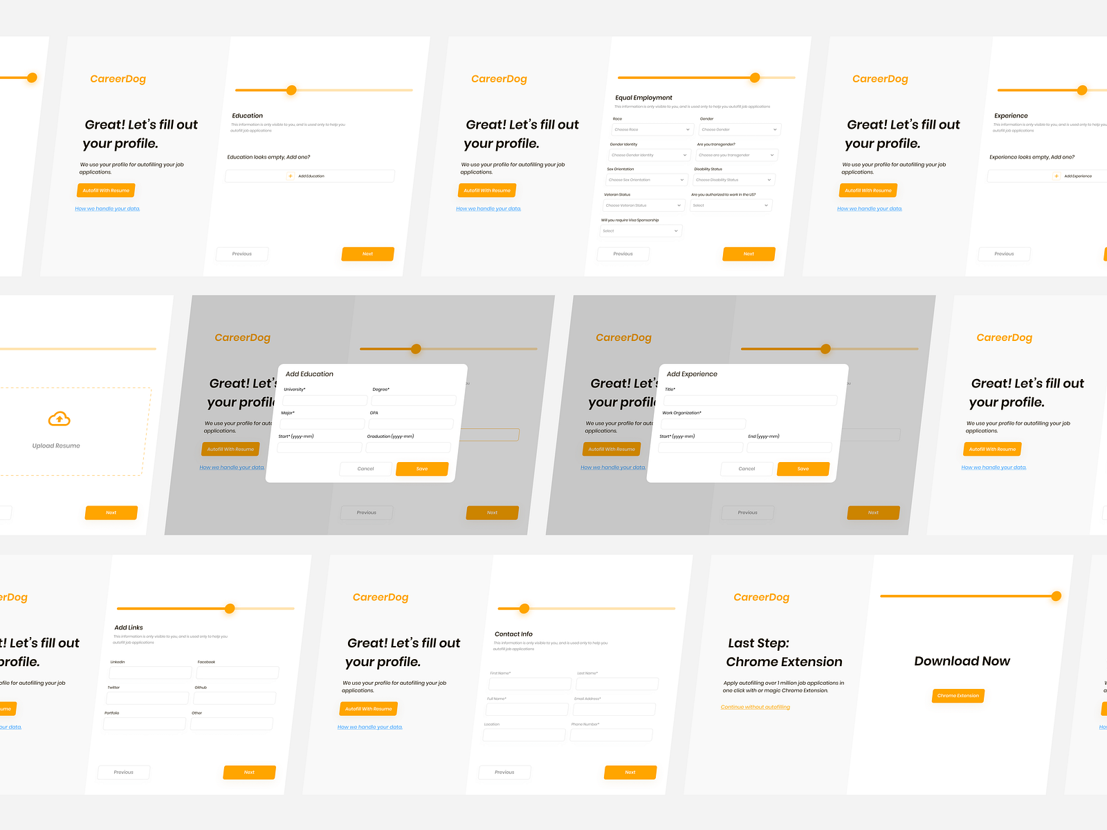 Chrome Extension Web App by Elias Manik on Dribbble