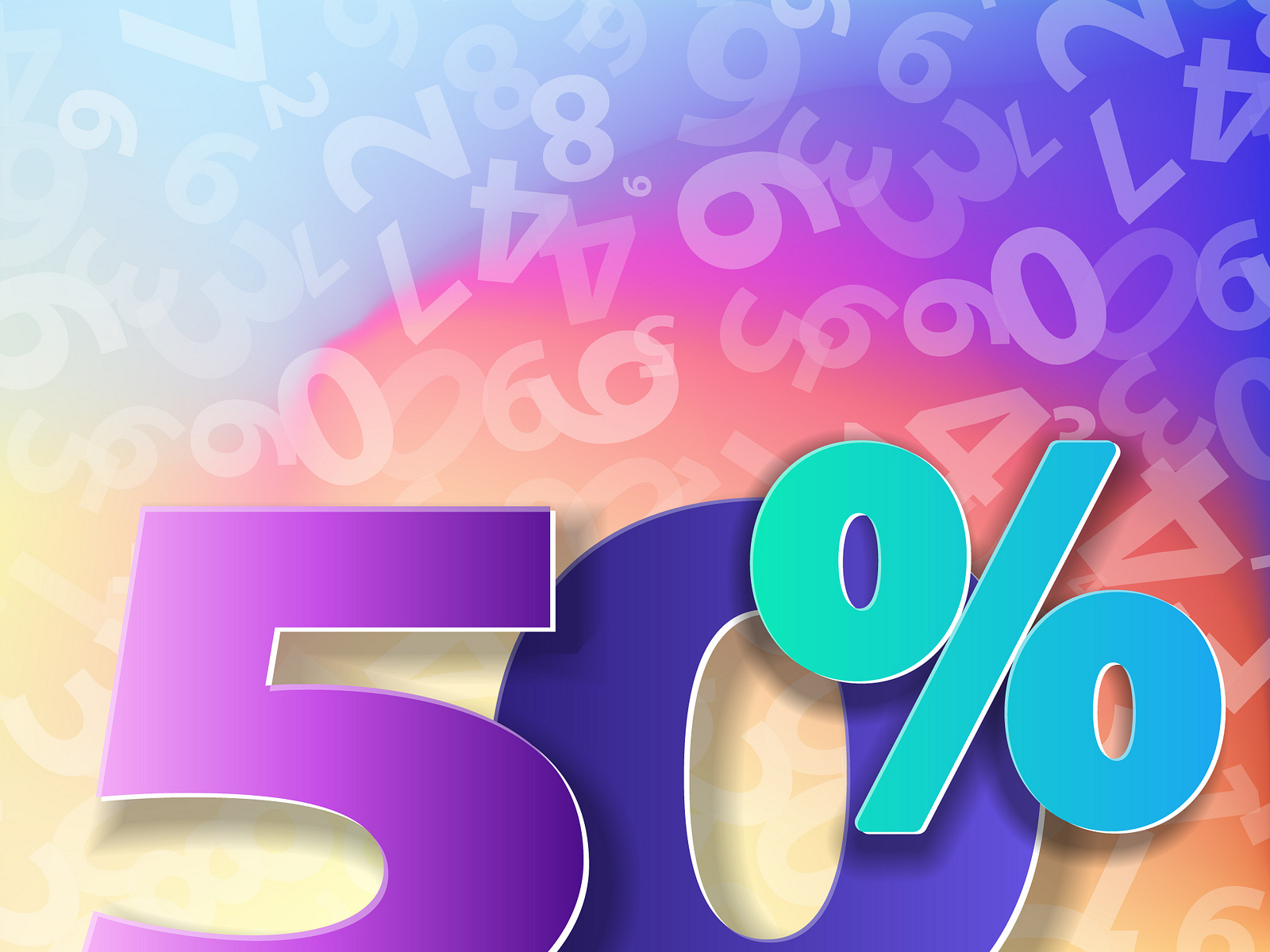 Banner for sale with the inscription 50 percen by Palladadesign on Dribbble