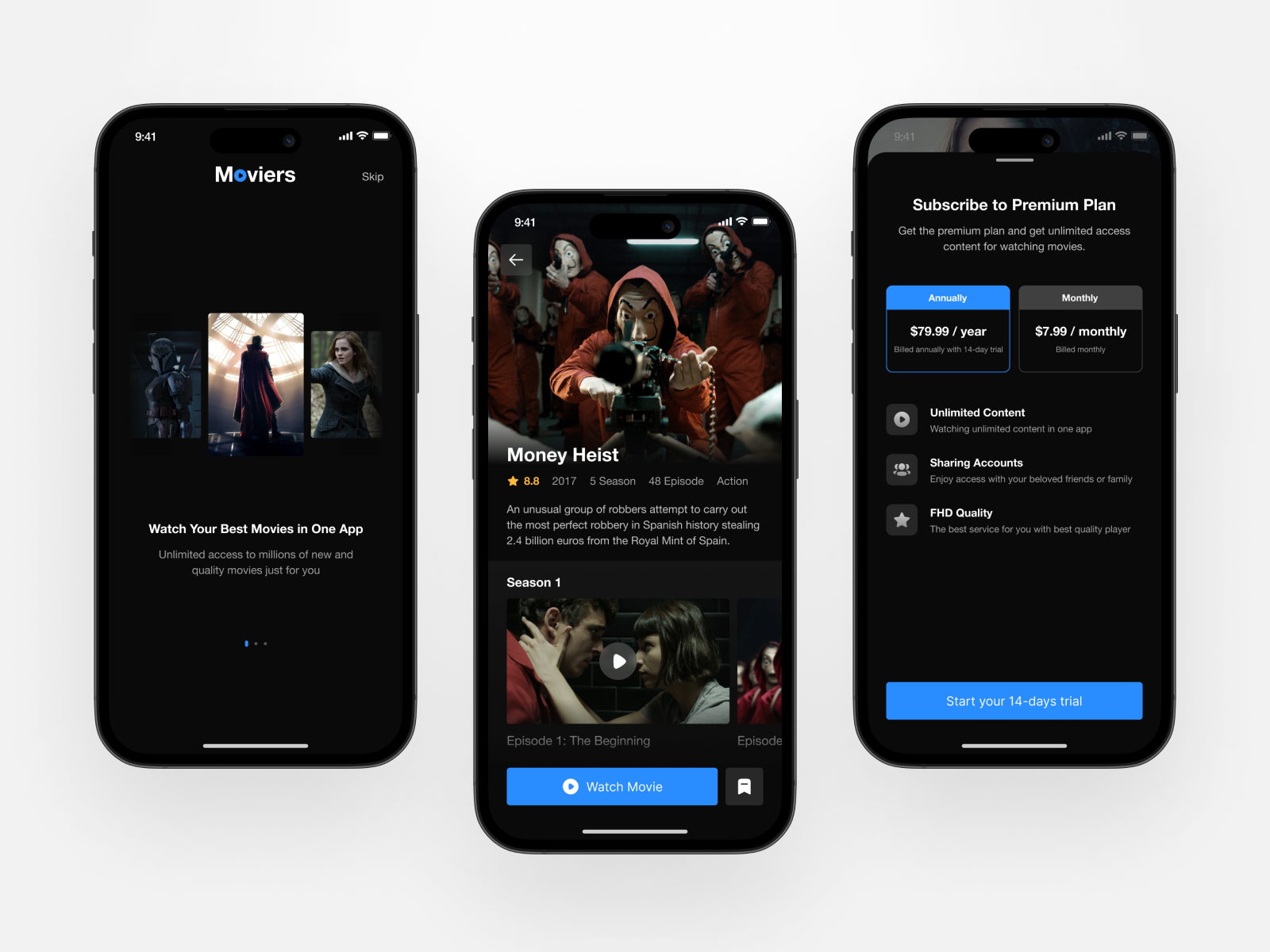 Moviers - Movie Streaming App by Ghoniyyu Maulidi for Kitani Studio on ...