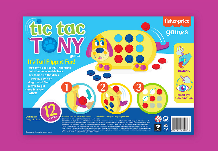 Tic Tac Tony Packaging by Jane Gardner on Dribbble