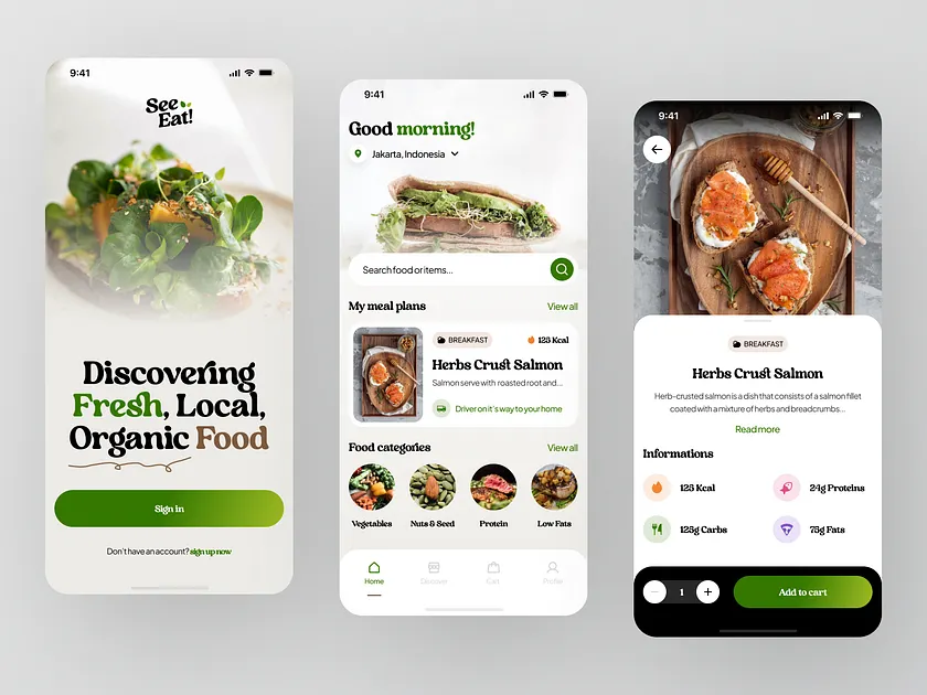 Browse thousands of Food App images for design inspiration | Dribbble