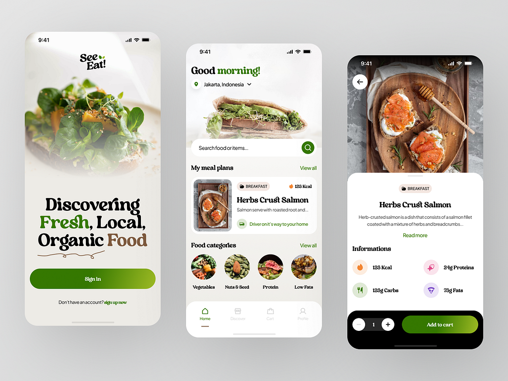 See - Eat | Healthy Food Apps 🥬 by Fadhilah Rizky for One Week Wonders ...