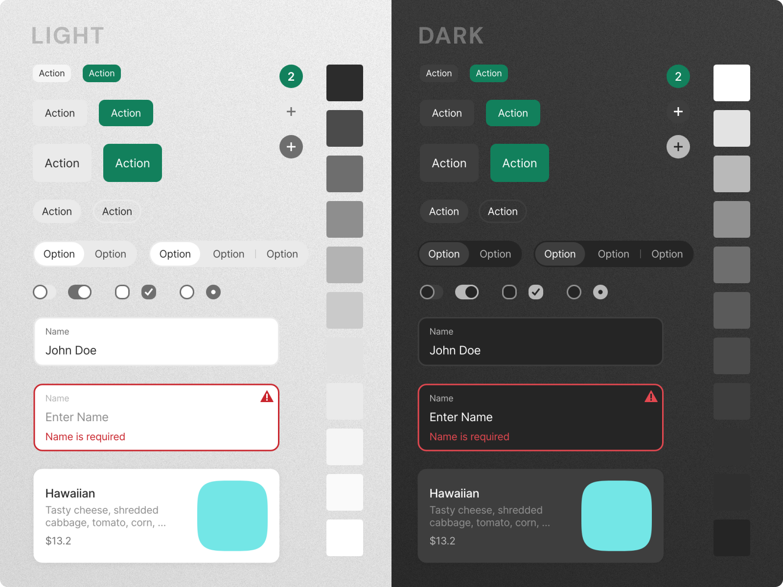 Dark Mode Design System designs, themes, templates and downloadable ...