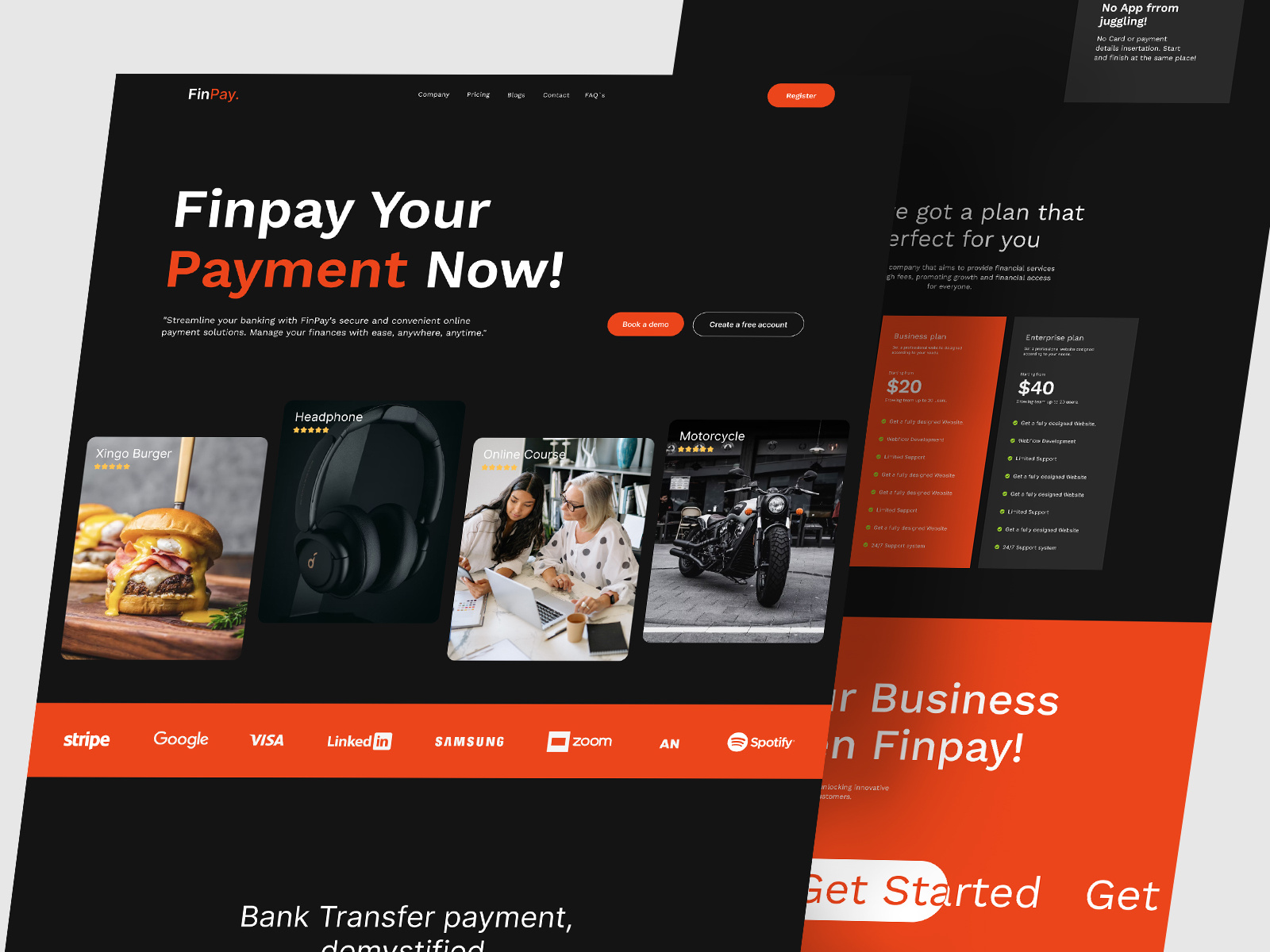 Landing Pge Design designs, themes, templates and downloadable graphic ...