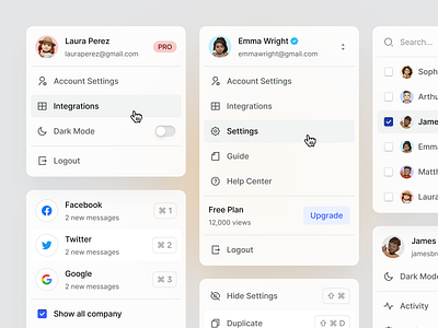 Dropdown • AlignUI Design System by Erşad Başbağ on Dribbble