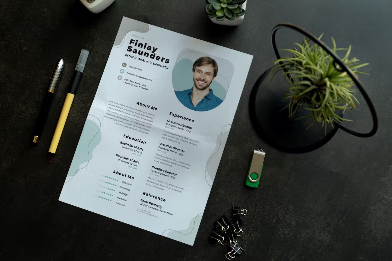 CV Mockup by bestproject on Dribbble