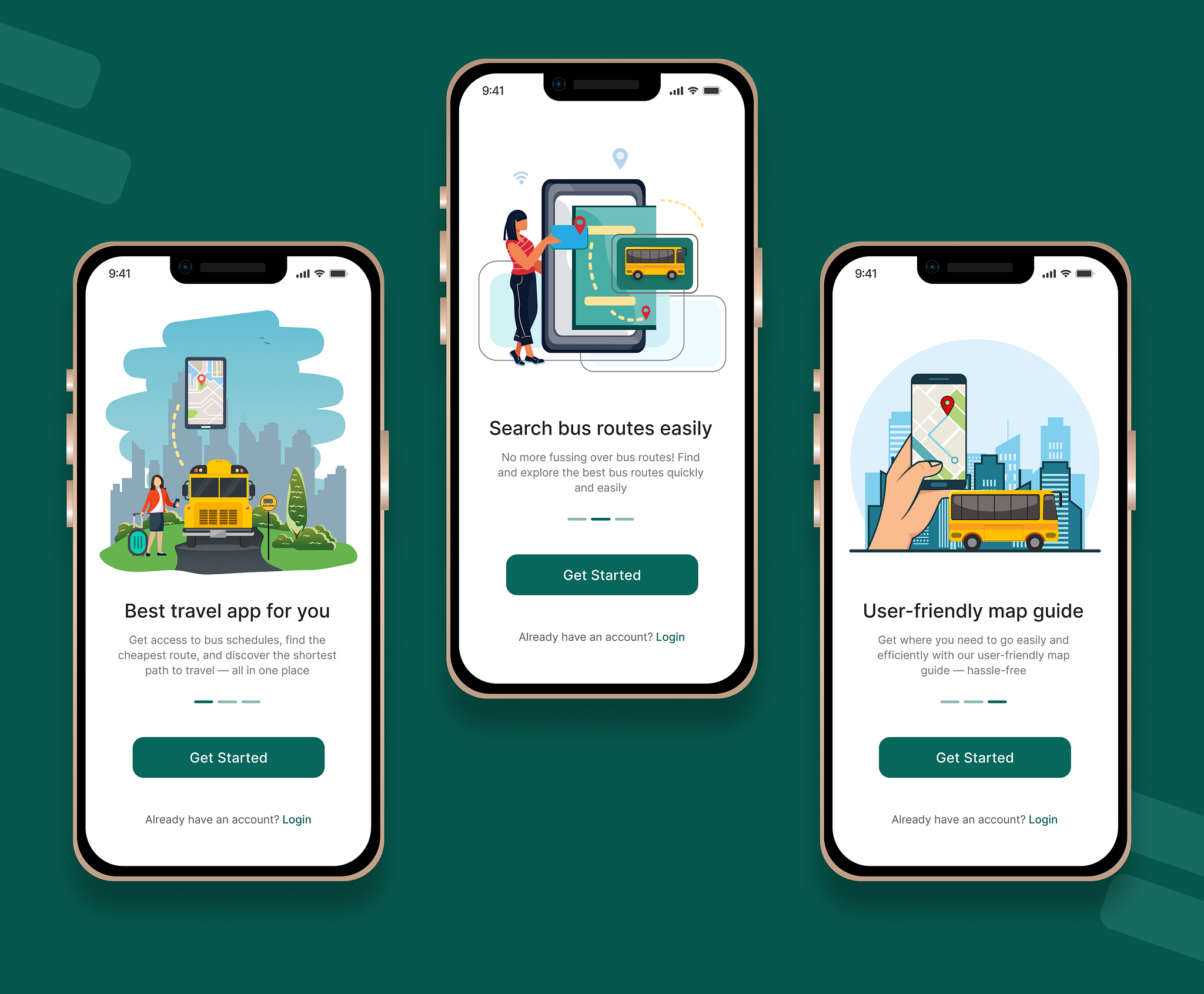 Onboarding screen for mobile app by Safalta Thapa on Dribbble