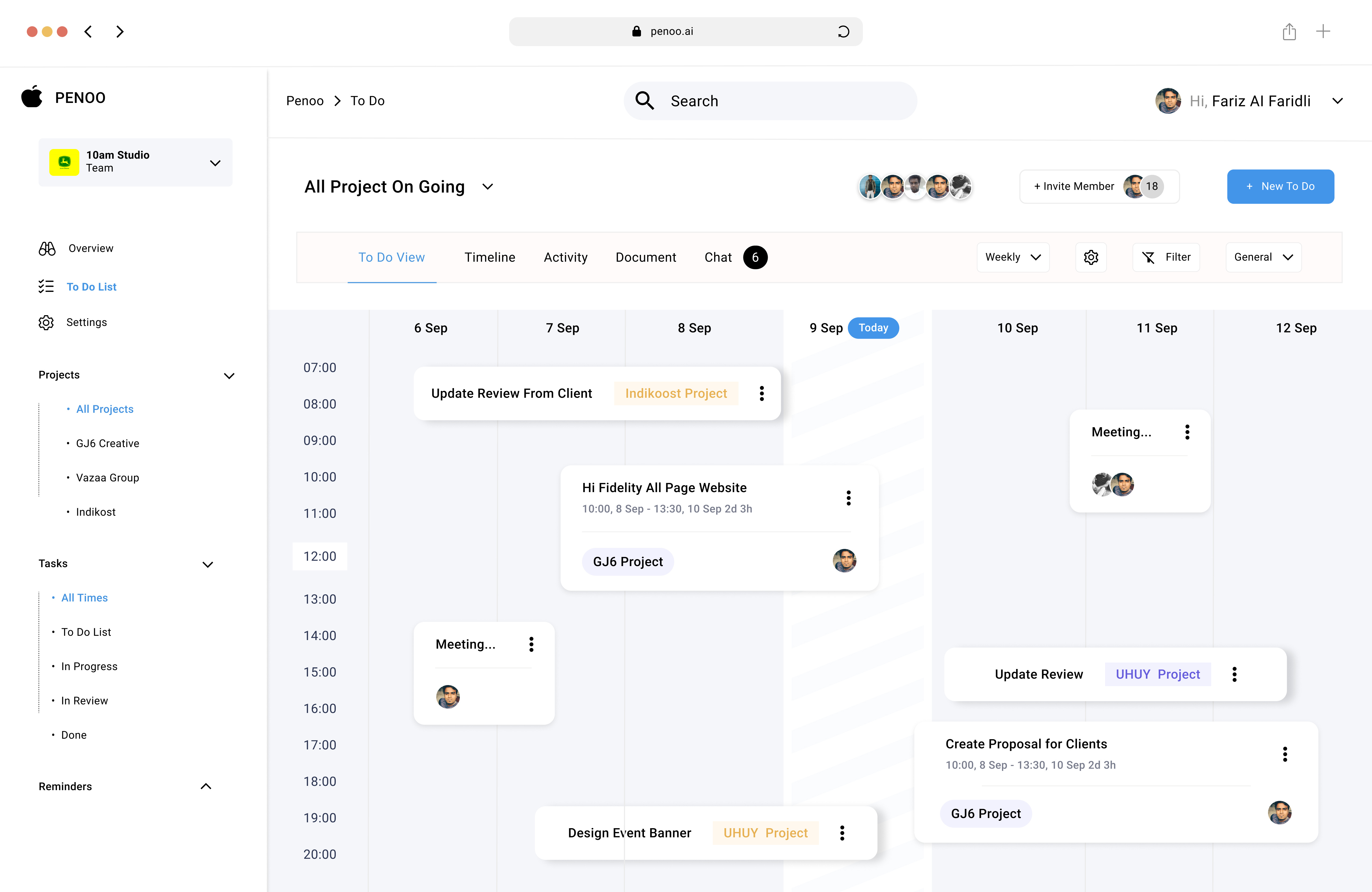 Penoo UI Dashboard Design by Mathan kumar on Dribbble