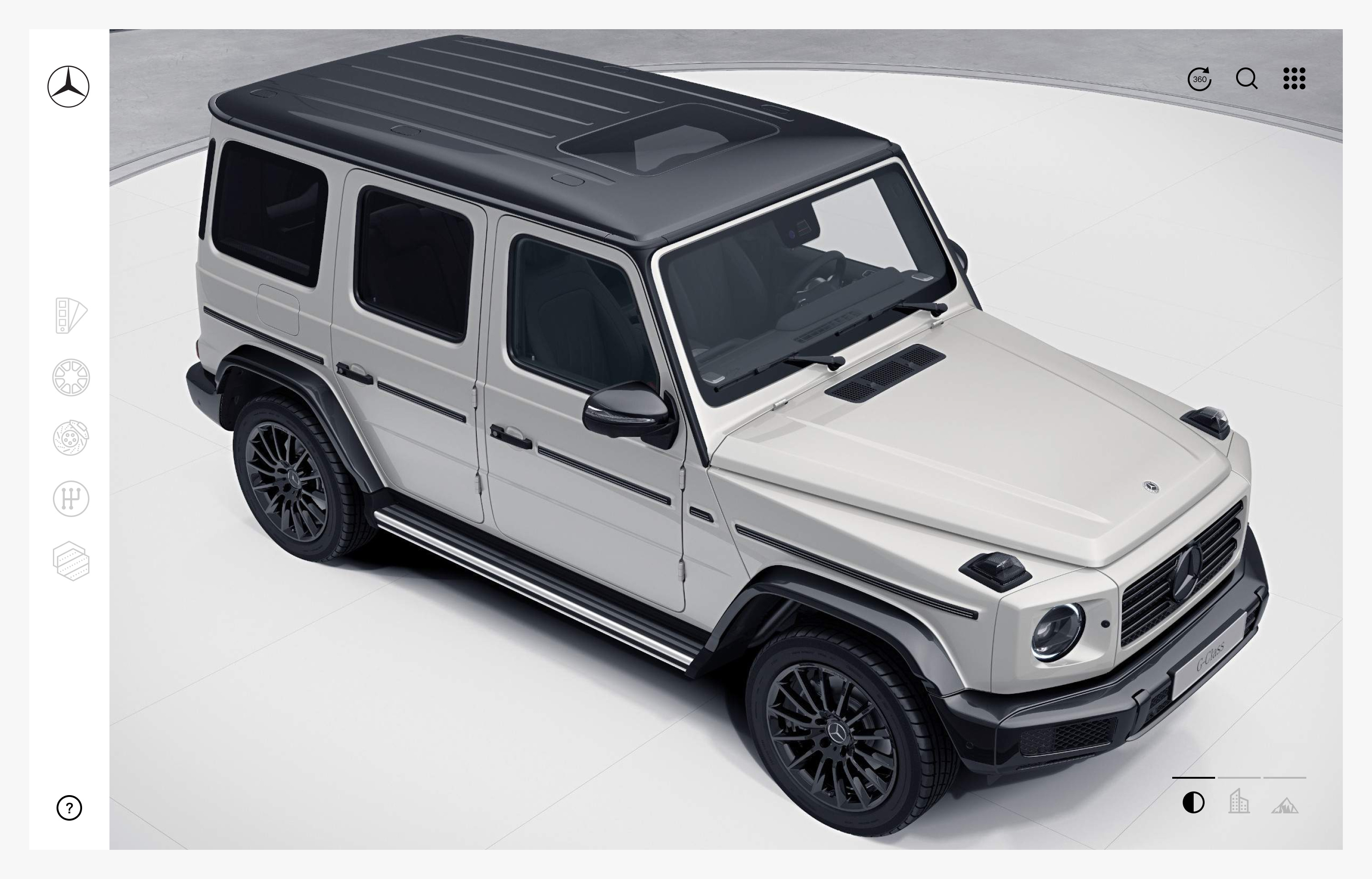 Mercedes G-Class Configurator by George Kvasnikov on Dribbble