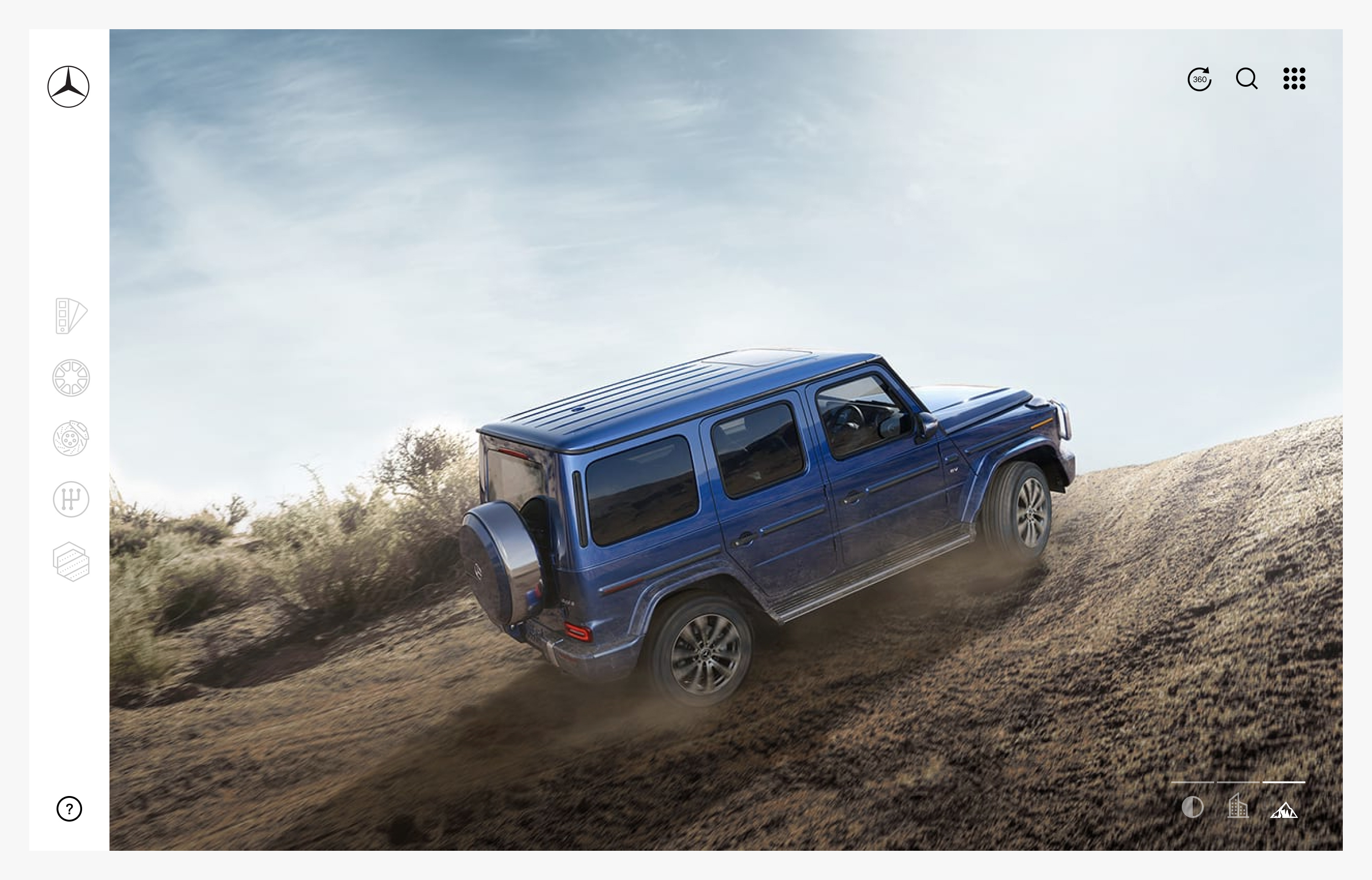 Mercedes G-Class Configurator by George Kvasnikov on Dribbble