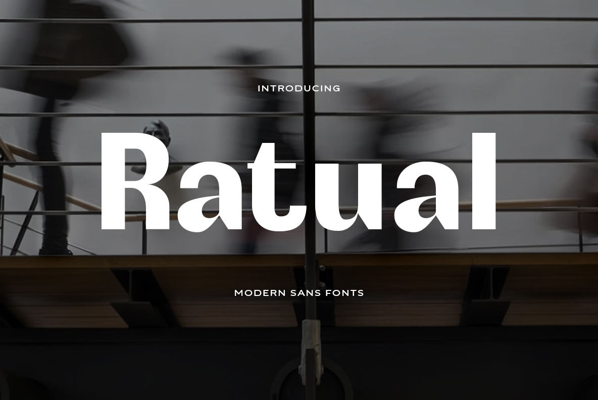 Ratual – Free Fonts by Yukita Creative on Dribbble