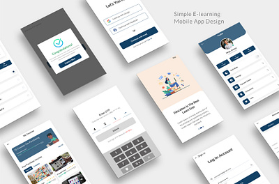 E-Learning Mobile App Design by Sumaia Sharmin on Dribbble