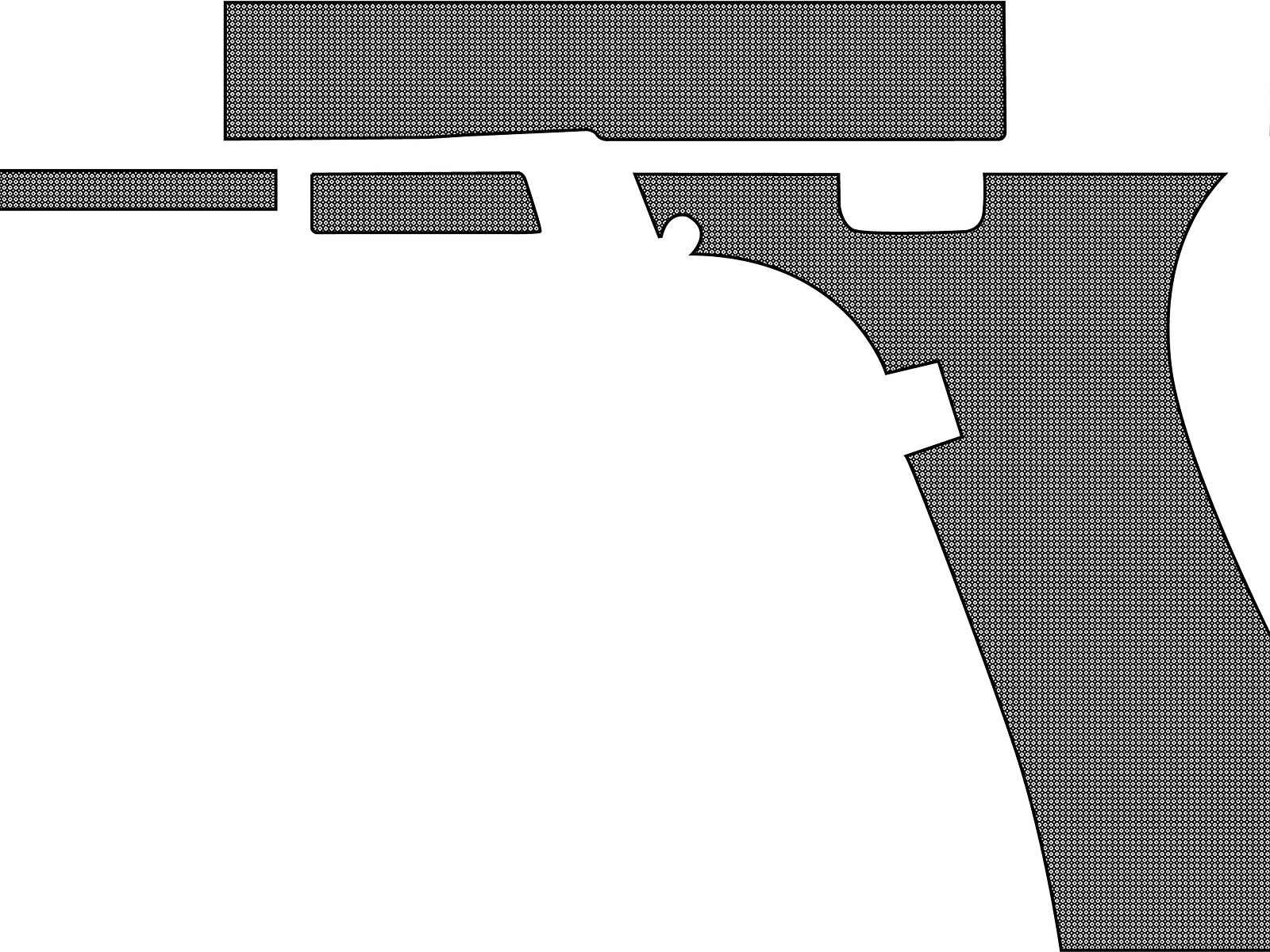 glock 17 gen 5 engraving gun template by Md shahidur rahman Sohel on ...