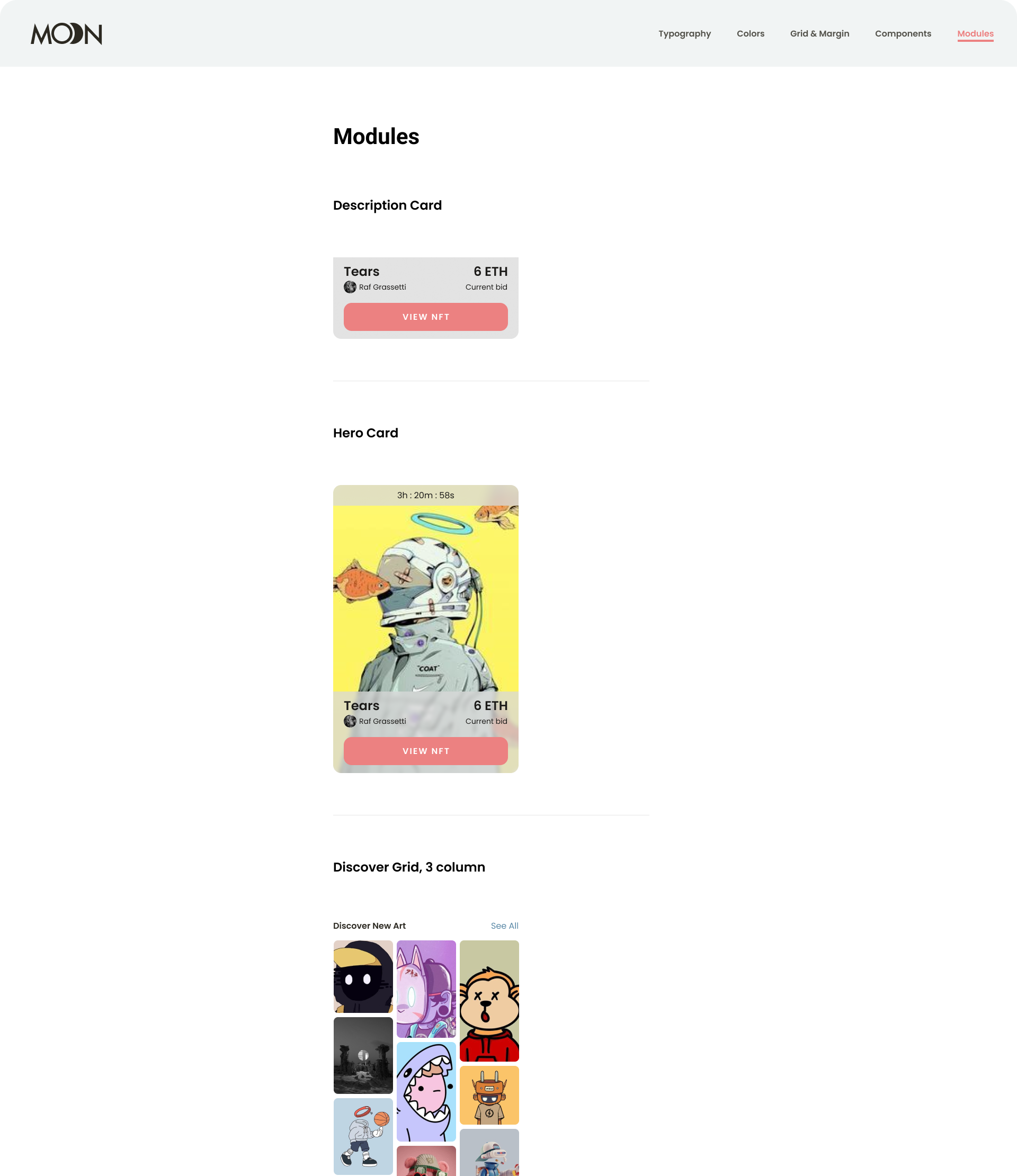 Moon: The New NFT Marketplace by Boyd Johnson on Dribbble