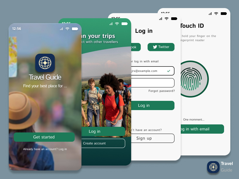 Travel Guide Mobil App UI Design by Merve Tuncer on Dribbble