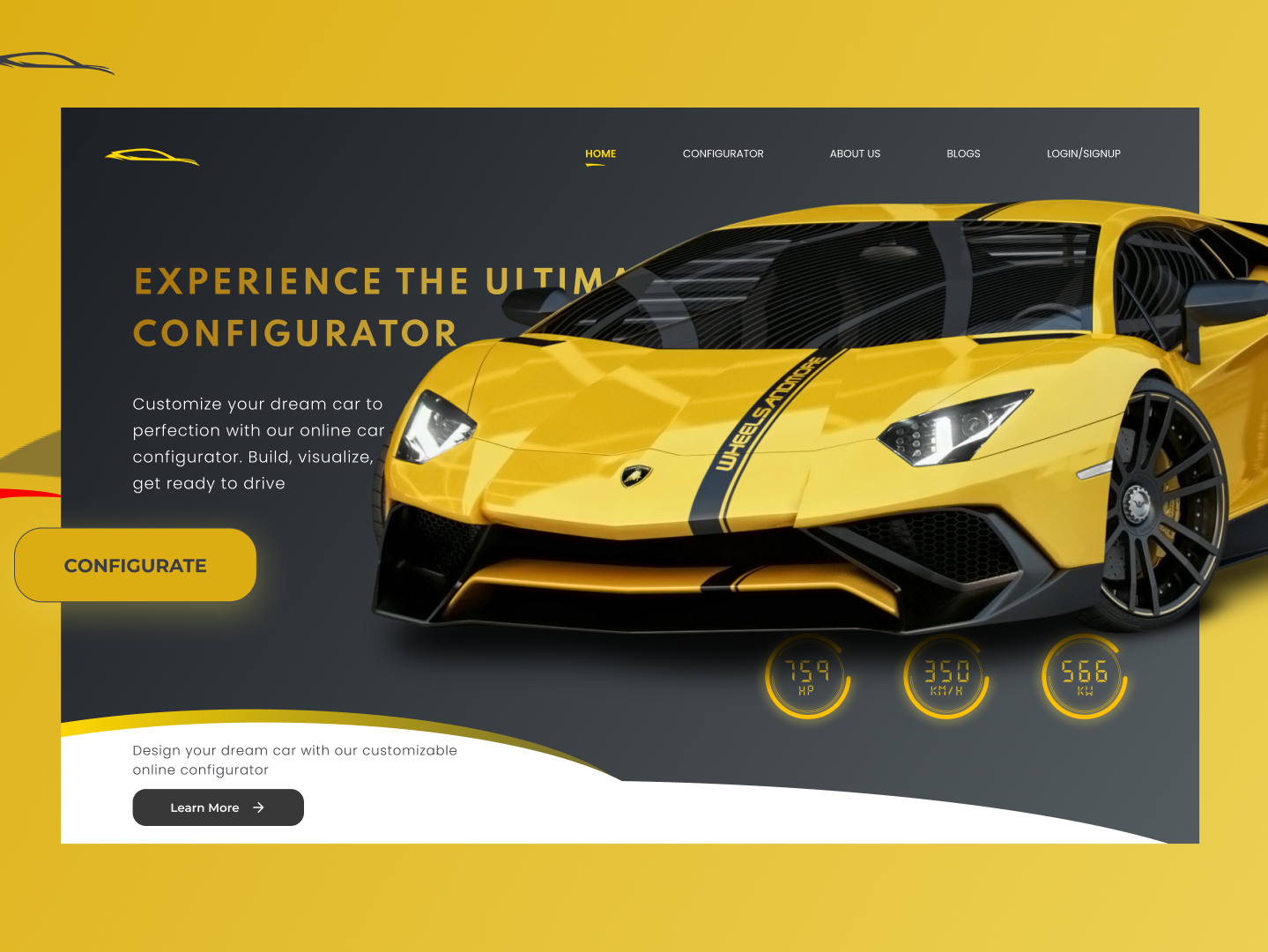 Landing Page Design by Anagh P K on Dribbble