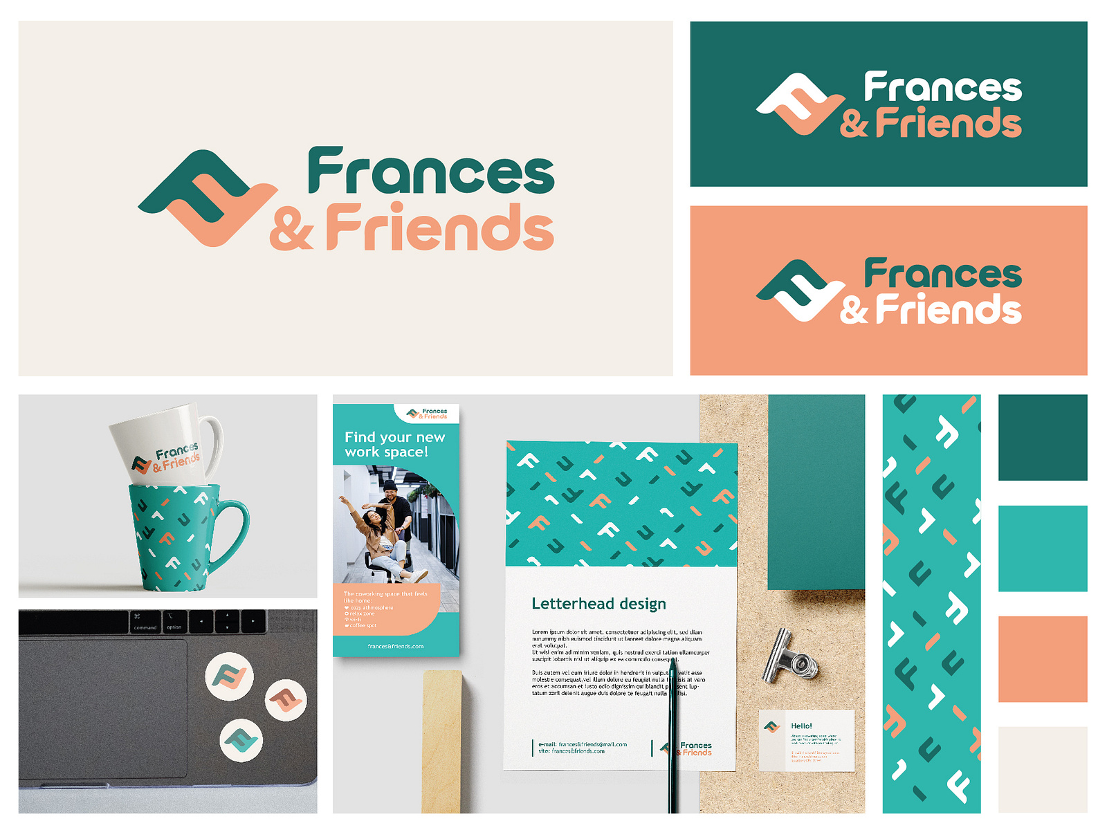 Branding Coworking space by L_C_Lost_in_the_Creation on Dribbble